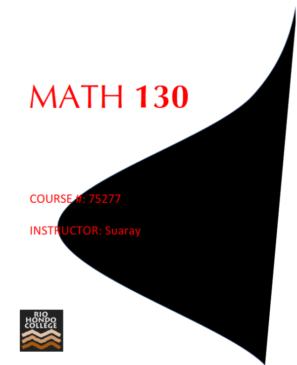 Math 130 CoursePack - Course Packs Etc.