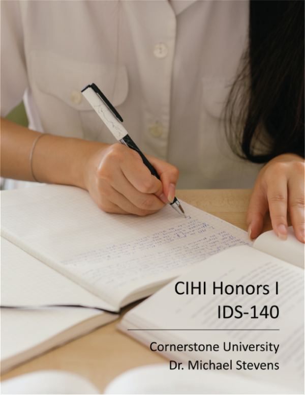 Ids 140 Cihi Honors I Coursepack Course Packs Etc